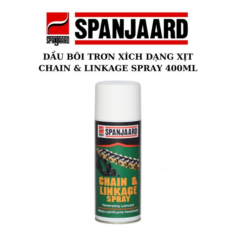 [CHÍNH HÃNG] Dầu bôi trơn xích dạng xịt Spanjaard Chain & Linkage Spray ...
