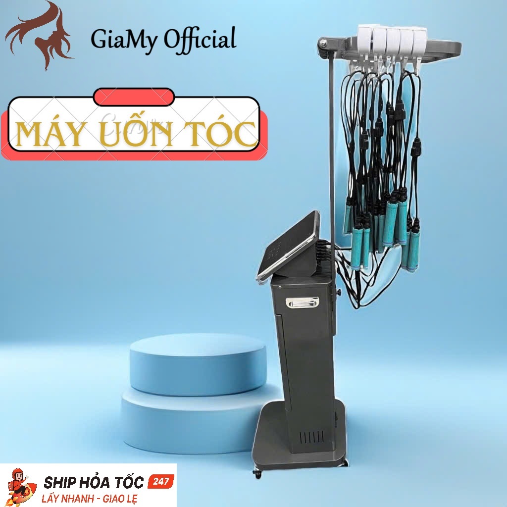 Máy Uốn Tóc Setting 24V 40 Dây GiaMy - Tặng kèm 40 trục - Có móc treo ...
