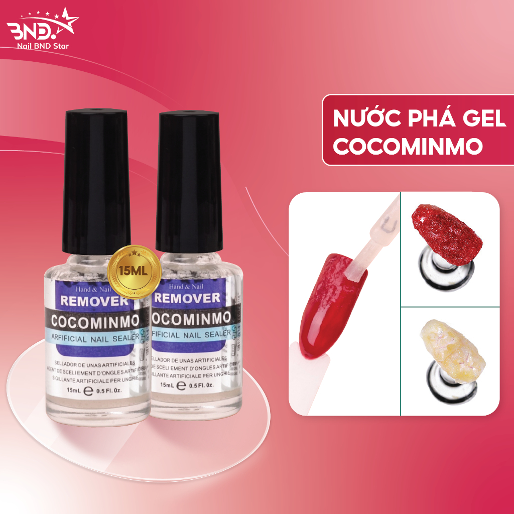Nước phá gel Cocominmo , phá gel lạnh không nóng móng (15ml) | Shopee ...