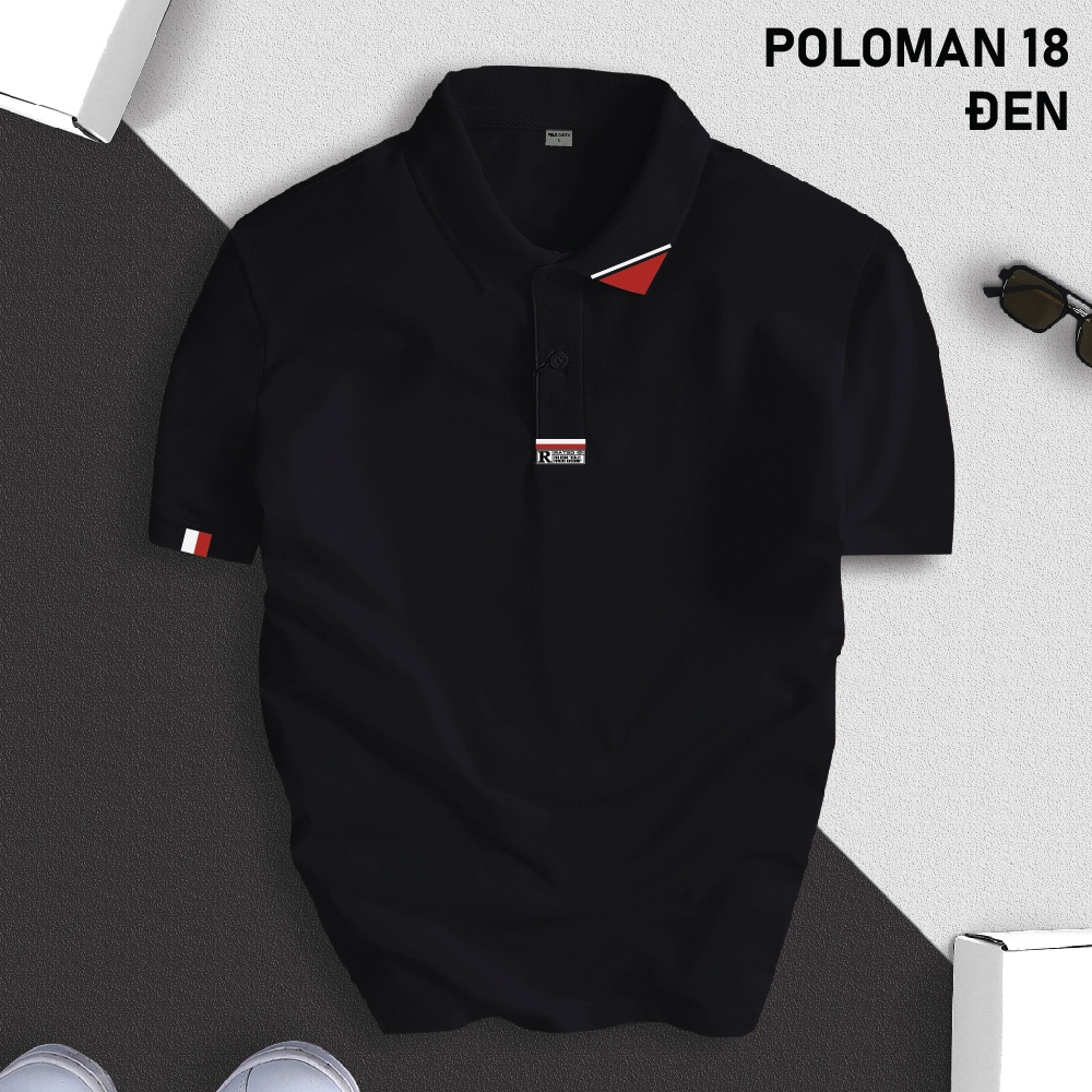 Áo Polo POLOMAN 18 năng động, vải đứng form, unisex nam nữ, năng động ...