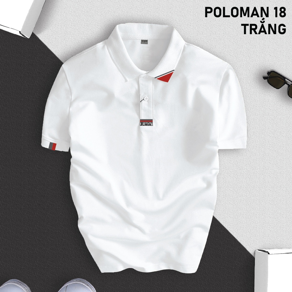 Áo Polo POLOMAN 18 năng động, vải đứng form, unisex nam nữ, năng động ...