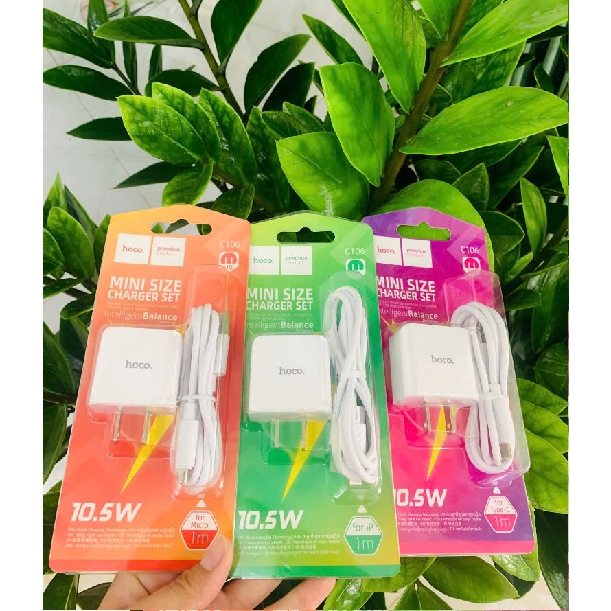 Cóc, Bộ Sạc nhanh 10.5w HOCO C106 / C106A [ Chính hãng BH 1 đổi 1 ...