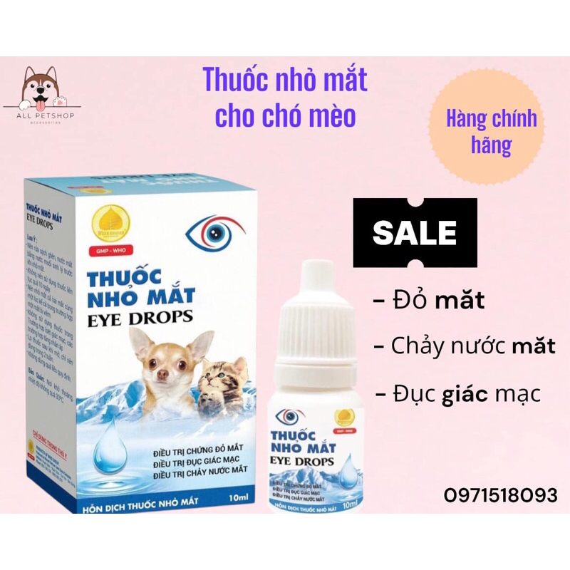 Nhỏ Mắt Cho Các Bé Chó mèo Eye Drops | Shopee Việt Nam