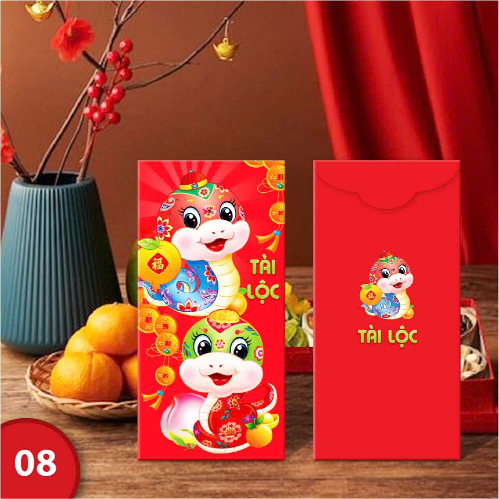MẪU LÌ XÌ RẮN CHIBI 2025 MỚI NHẤT | Shopee Việt Nam
