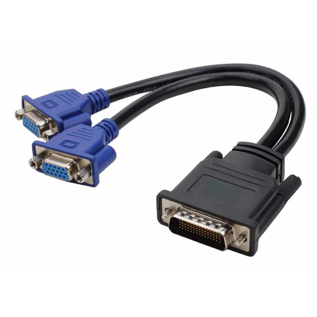 [DMS 59 pin ] Cáp chuyển đổi DMS-59 pin sang 2 cổng VGA độ phân giải ...