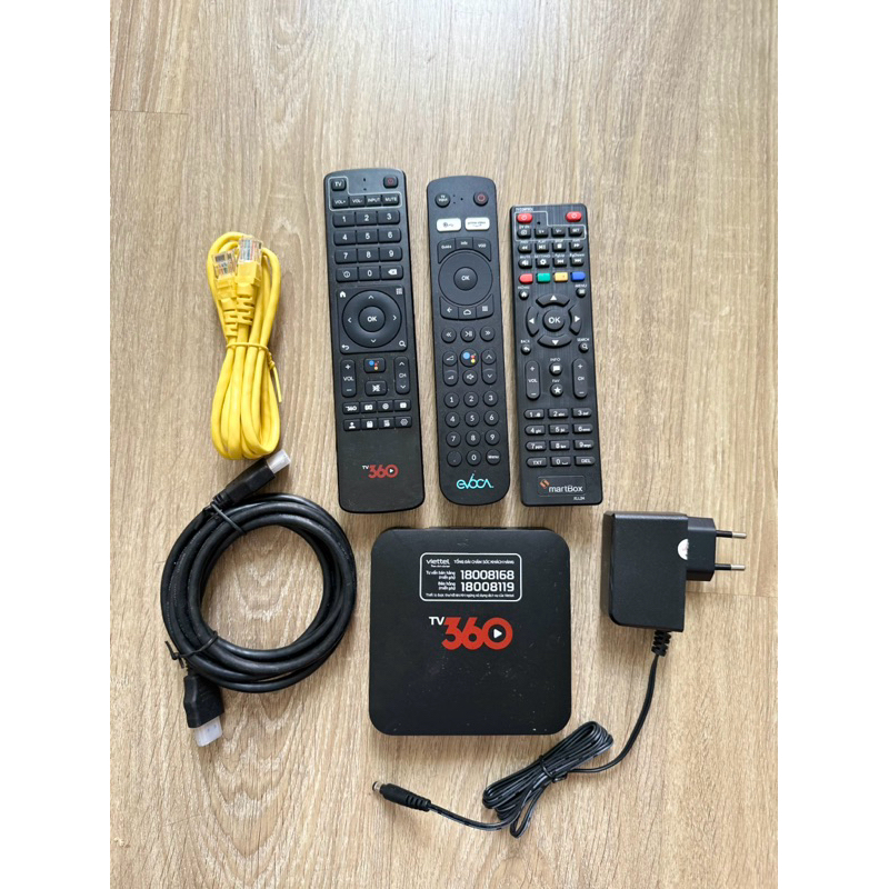 Tivi Box 360 Viettel Android TV HP40A cũ rom ATV xem truyền hình giải trí bao khoá mạng | Shopee ...