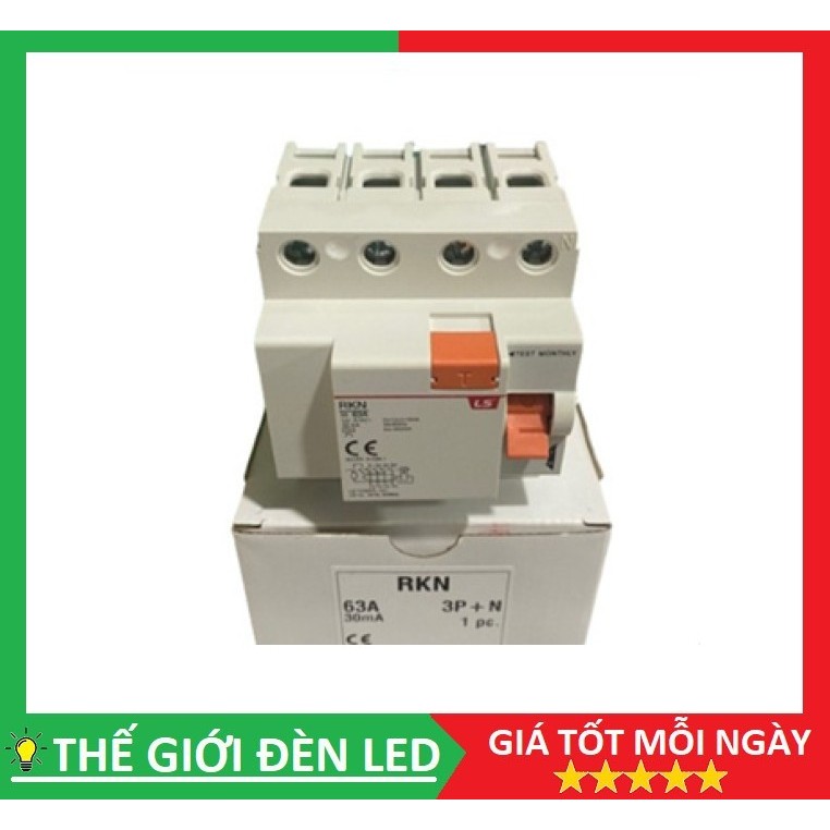 CB chống giật 3P LS 40A, 63A 30ma hàng chính hãng | Shopee Việt Nam