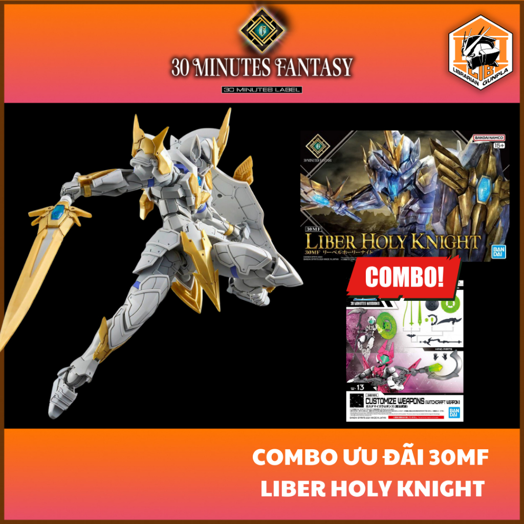 Đồ chơi mô hình lắp ráp Bandai 30MF Liber Holy Knight | Shopee Việt Nam