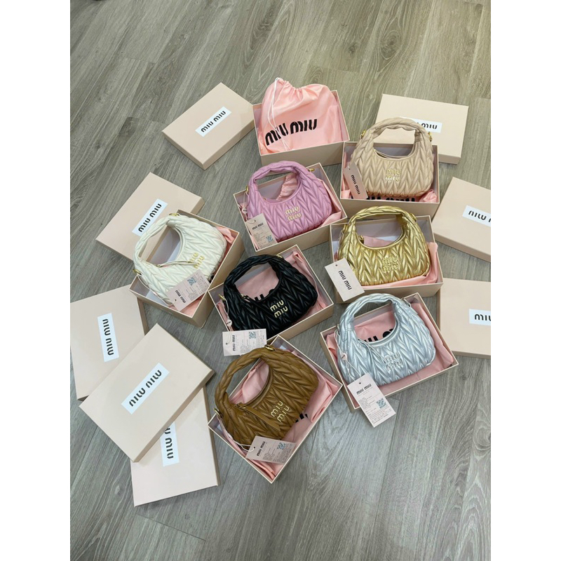 Qc*Miu miu wander hobo full box | Shopee Việt Nam