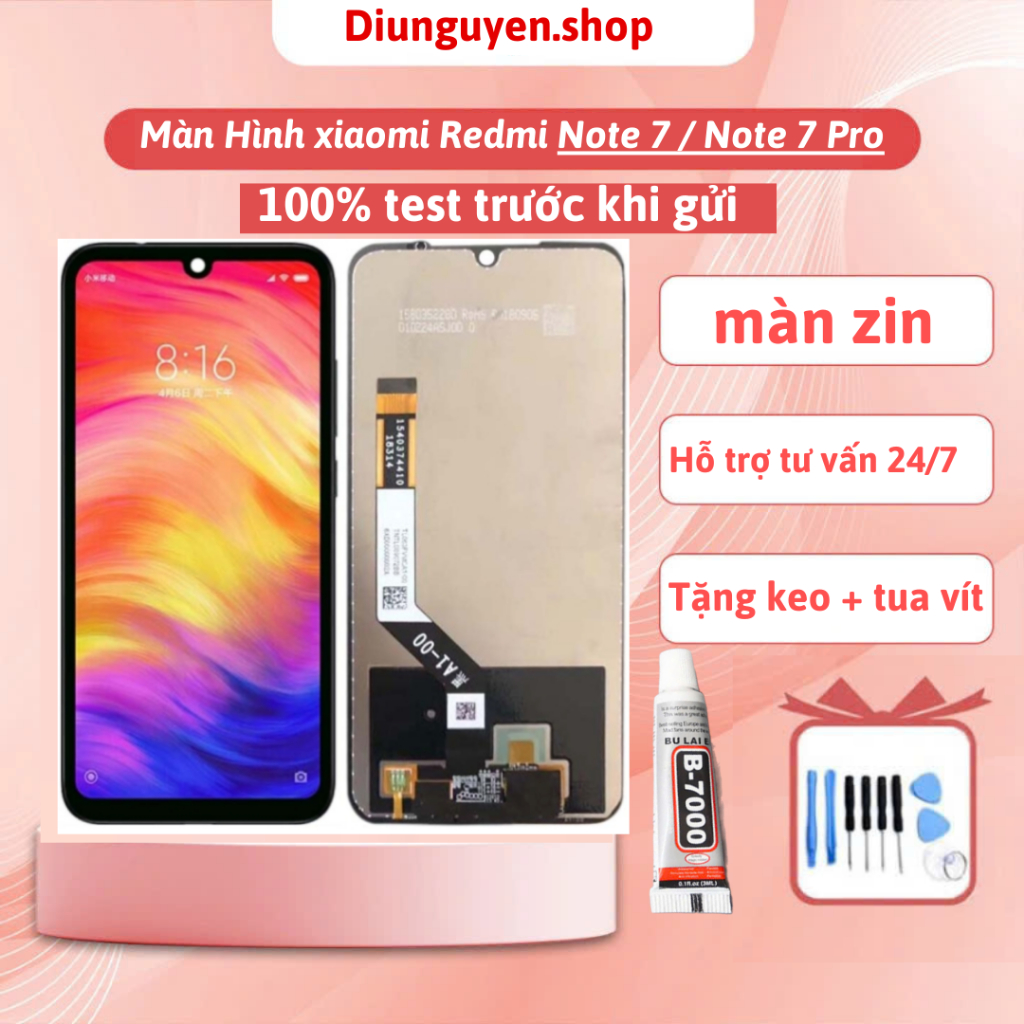 màn hình xiaomi Redmi note 7 / note 7 pro zin ( tặng kèm keo+ tua vít ) | Shopee Việt Nam