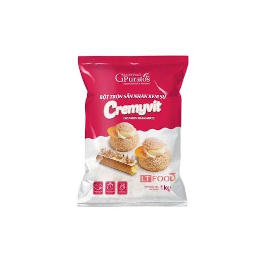 Bột nhân su kem Custard Cremyvit Puratos (1kg) | Shopee Việt Nam