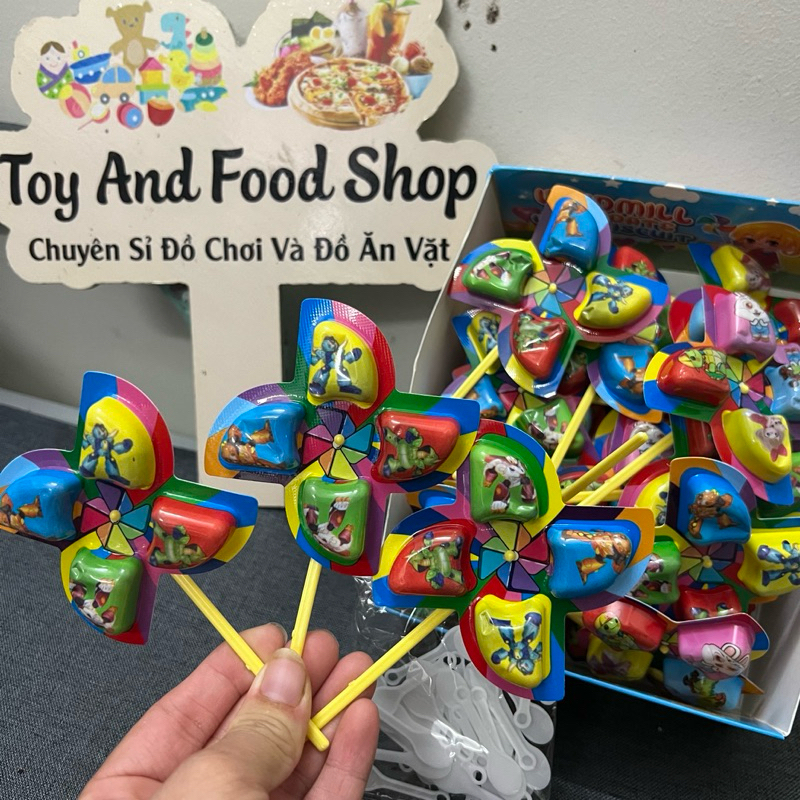 Hộp 30 vỉ bánh quy chấm socola hình chong chóng quay 4 cánh | Shopee ...