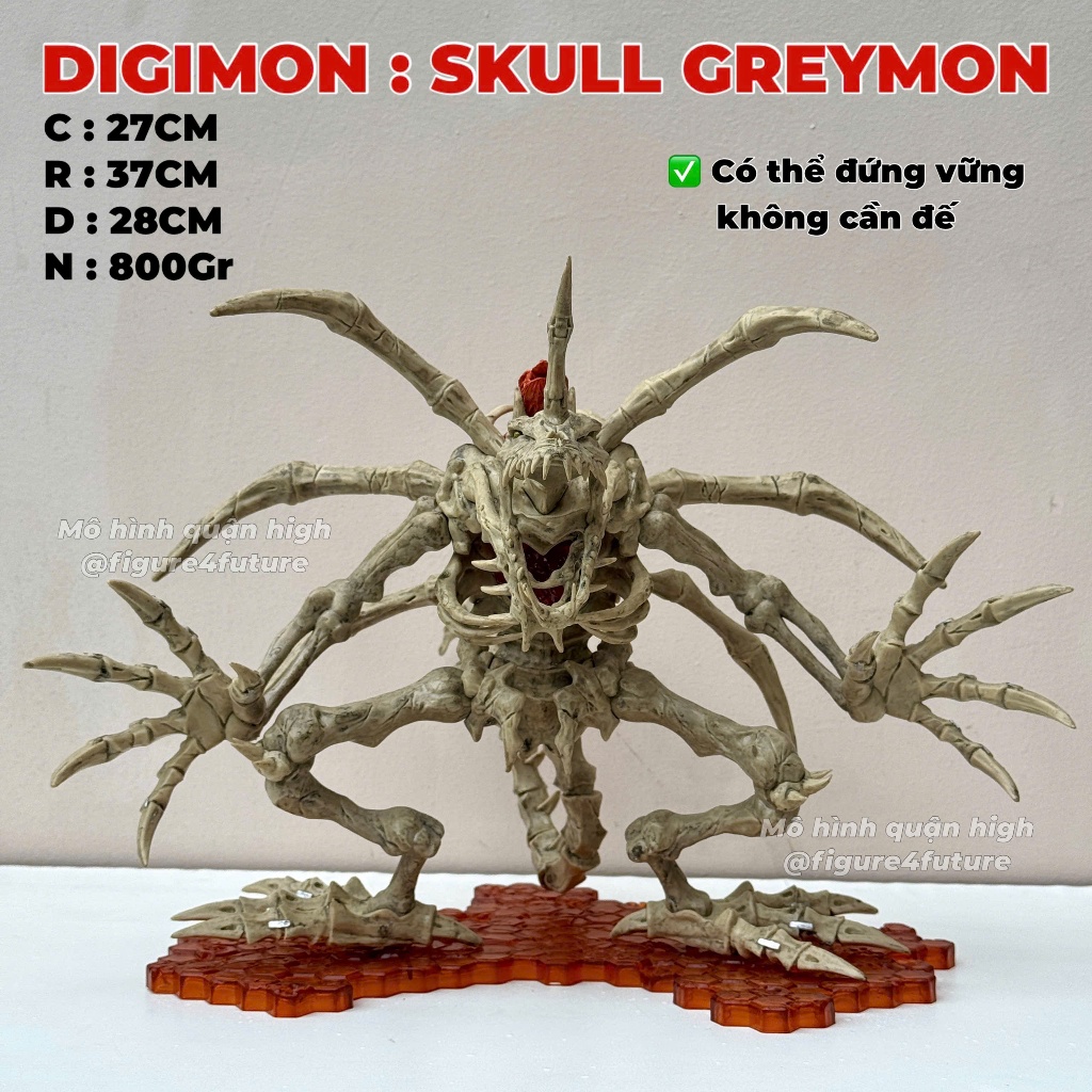 (Digimon - F1) Mô hình Skull Greymon trong phim hoạt hình Digimon cao ...
