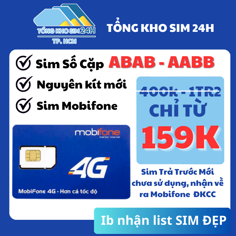 Sim Số Cặp Mobifone Đầu 07 - 08, Số Lặp AABB, ABAB Sim Trả Trước Dễ Nhớ [ĐKCC + ESIM tại ...