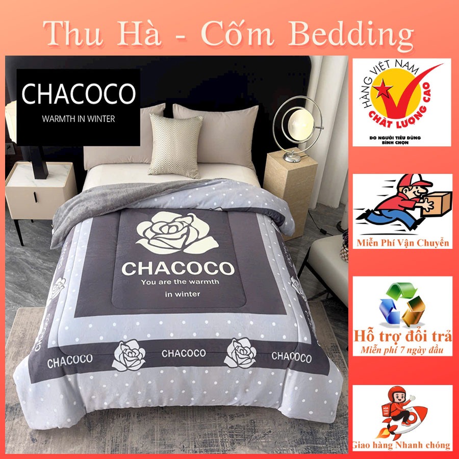 Chăn Nỉ Lông Thỏ CHACOCO nhập khẩu chính hãng kích thước 2m x 2m3 , Nặng 3,8~4kg - Hàng Xuất ...
