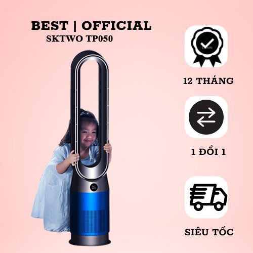 Quạt sưởi ấm 2 chiều nóng mát kiêm lọc bụi mịn TP050 - Điều chỉnh gió sưởi ấm từ 20-35 độ C ...