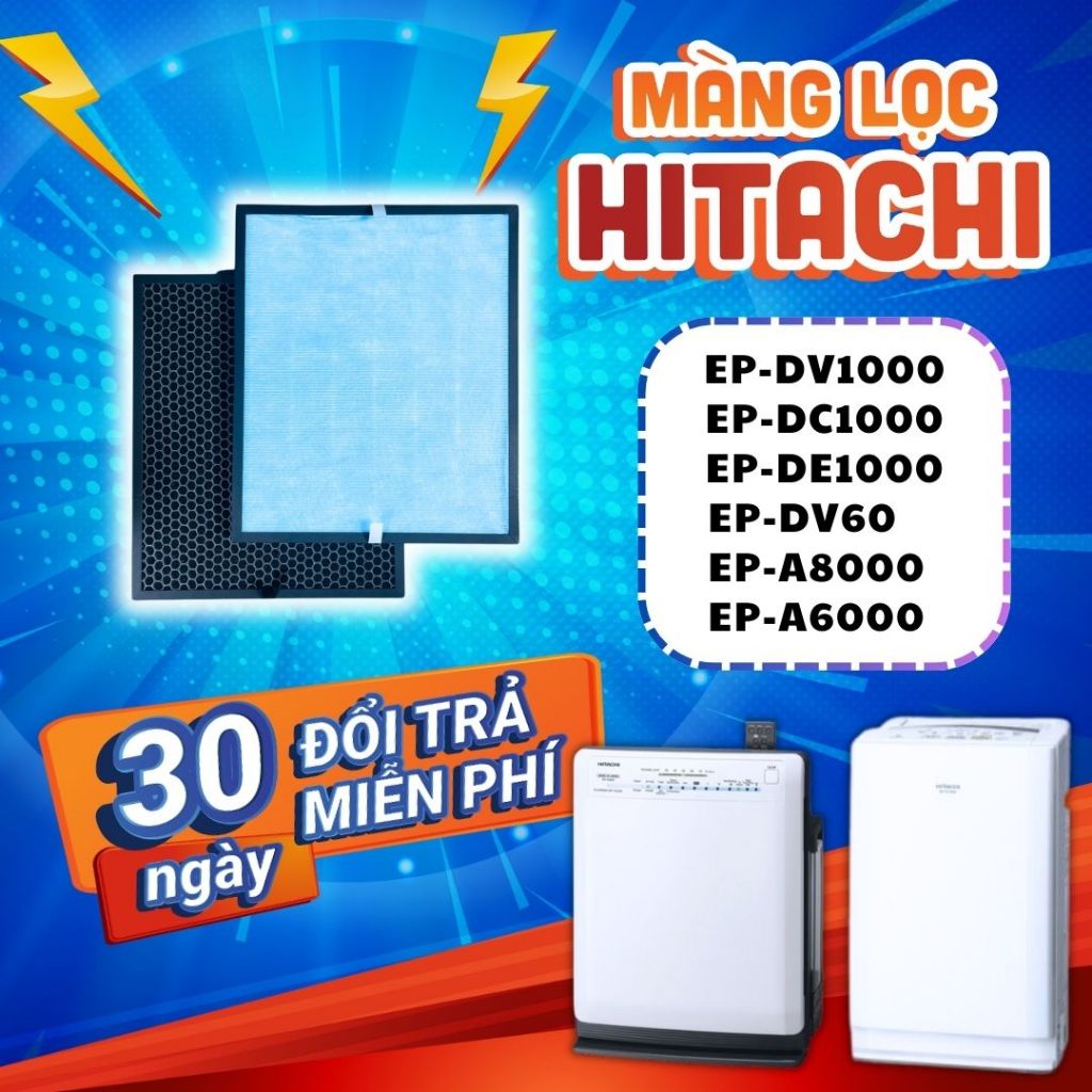 Màng lọc không khí Hitachi EP-A6000 / EP-A7000 / EP-A8000 / EPF-DV1000H / EP-GV1000 | Shopee ...