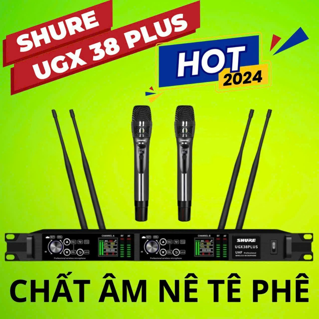 Micro Không Dây SHURE UGX38 PLUS CHÍNH HÃNG - Micro Sự Kiện,Sóng UHF ...