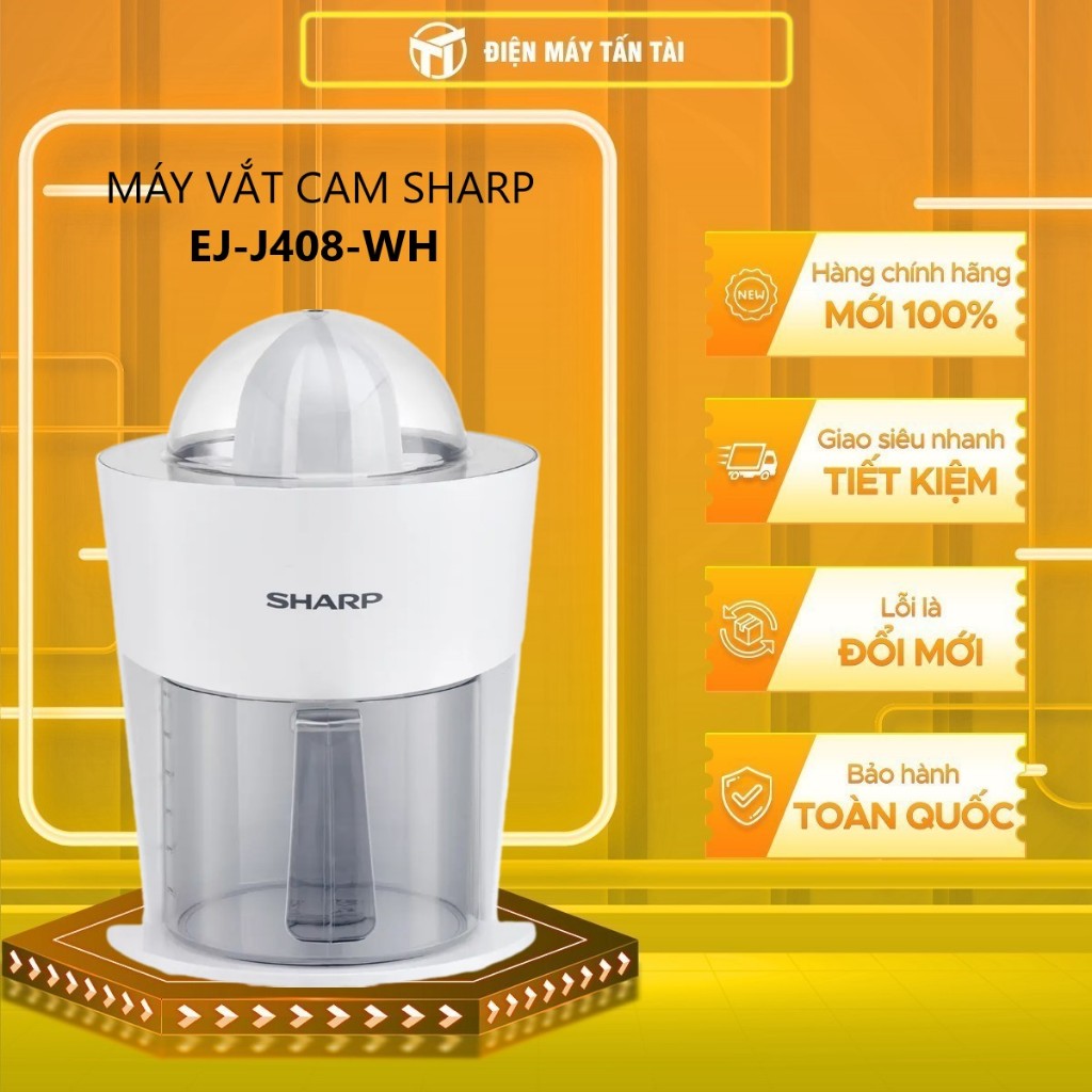 EJ-J408-WH - MÁY VẮT CAM SHARP EJ-J408-WH - Lưới lọc bằng thép không gỉ - Bảo Hành Chính Hãng ...