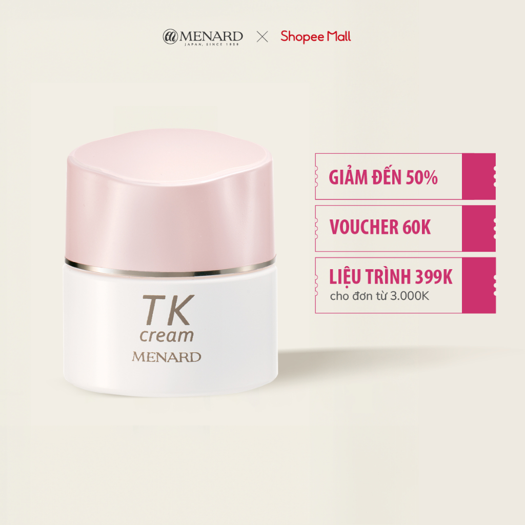 Kem dưỡng da ban đêm cấp ẩm sâu, ngừa lão hóa Menard TK Cream 30g | Shopee Việt Nam