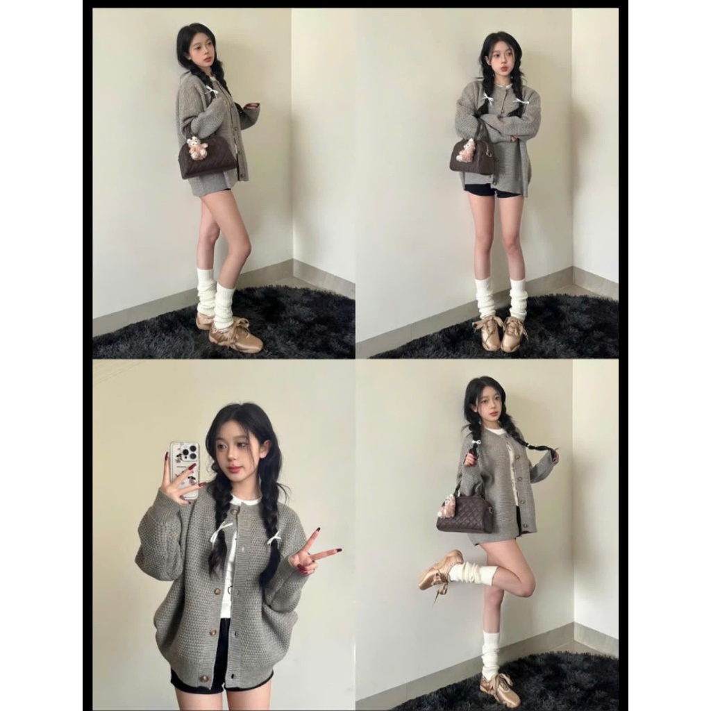 Ao len cadigan siêu xinh, áo khoác cadigan thome brown siêu xinh cực ...