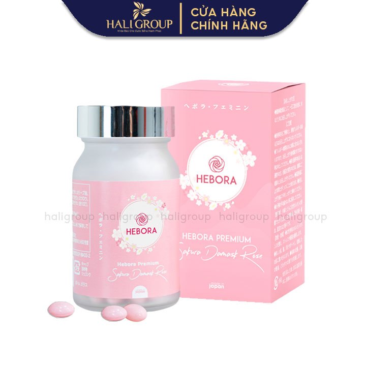 Viên Uống Hebora Premium Sakura Damask Rose Nhật Bản, Hộp 60 viên ...