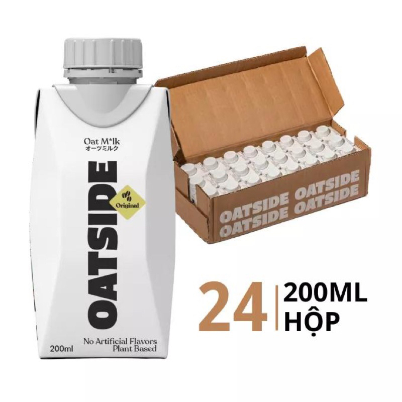 Thùng sữa Oatside mini 200ml (24 hộp) | Shopee Việt Nam