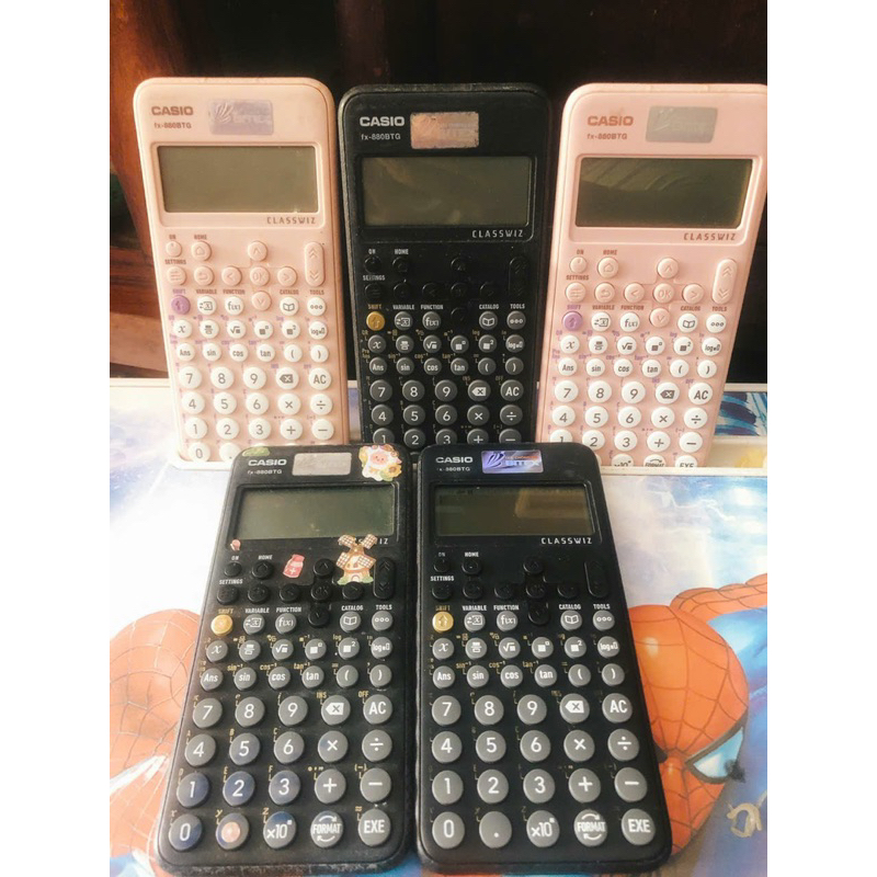 Máy tính Casio 880 BTG cũ chính hãng không nắp,máy tính casio FX 880 ...