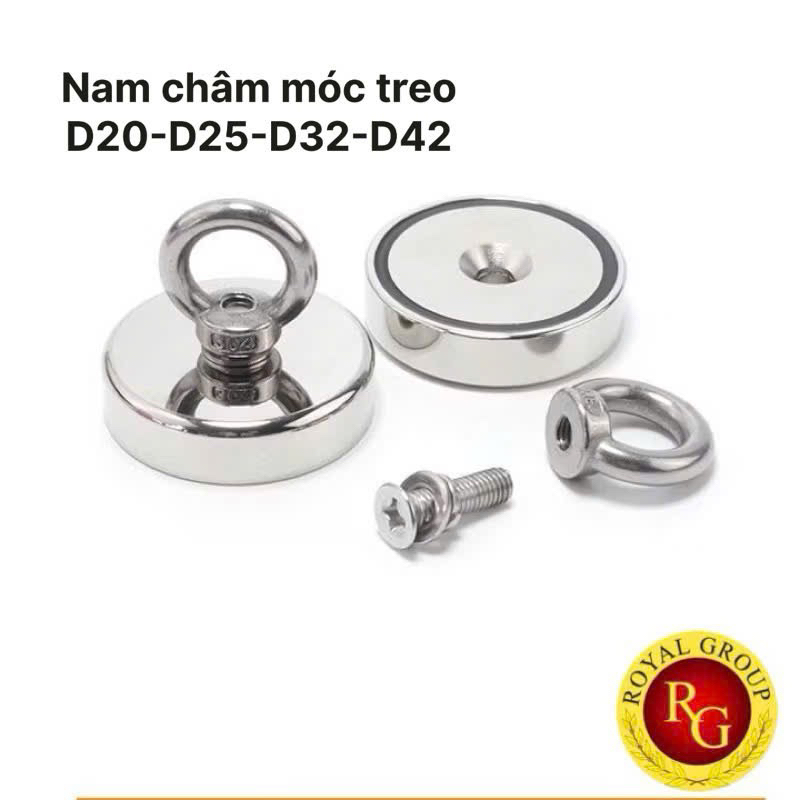 Nam châm móc treo tròn D25mm, D20mm, D32mm, D42mm | Shopee Việt Nam