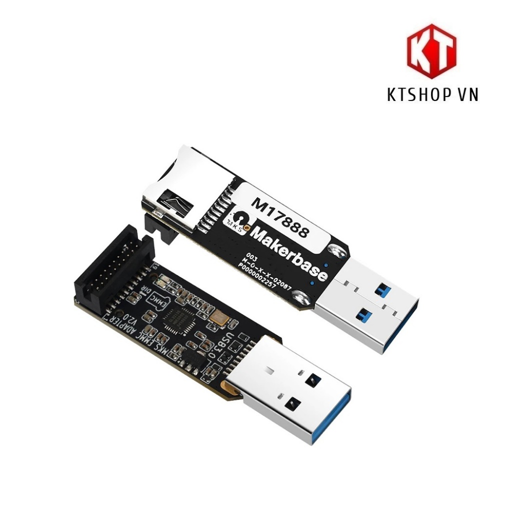 Đầu Đọc EMMC, Micro SD (Makerbase EMMC Adapter V2) USB 3.0 | Shopee ...