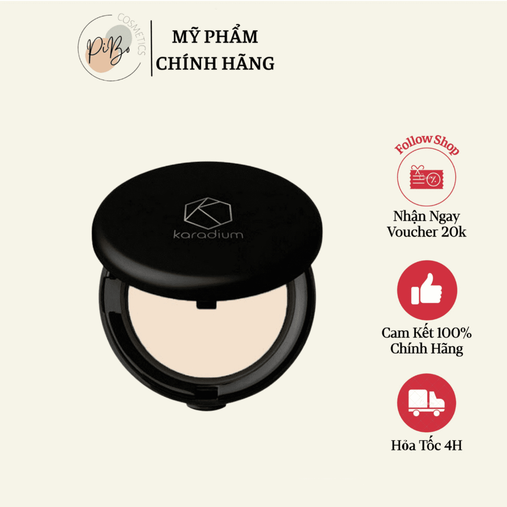 Phấn phủ kiềm dầu Karadium Collagen Smart Sun Pact SPF50+ PA+++ dạng nén siêu mịn | Shopee Việt Nam