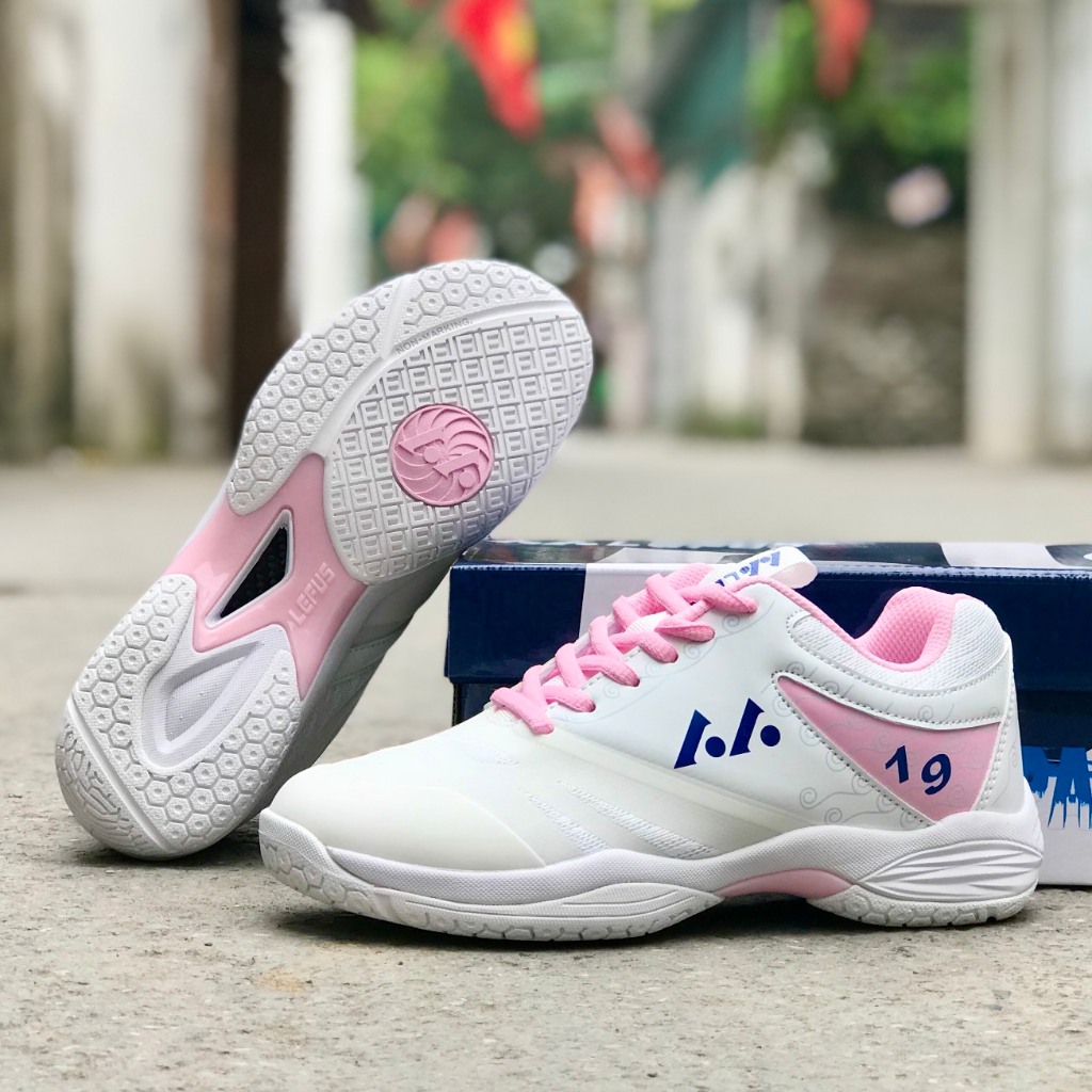 Giày Pickleball nữ Lefus L019 trắng hồng | Shopee Việt Nam