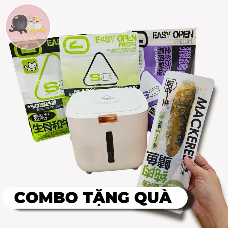 combo hạt sc và Teb G tặng quà khủng, hạt dành cho mèo mọi lứa tuổi ...