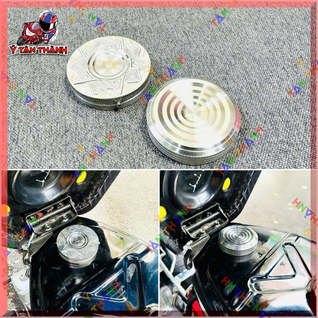 Nắp xăng inox 304 cho các loại xe máy MS07 | Shopee Việt Nam