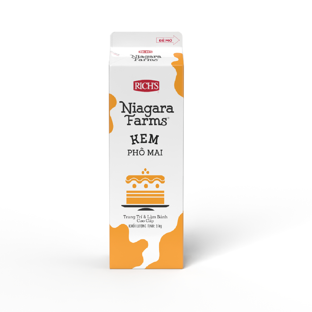 Kem Phô Mai Trang Trí & Làm Bánh Cao Cấp Rich's Niagara Farms Hộp 1Kg ...