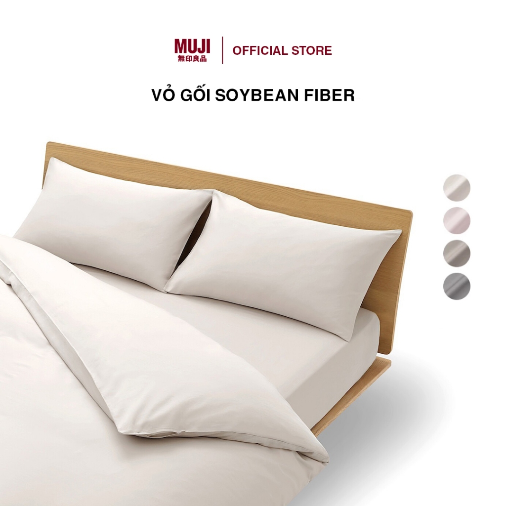 Vỏ Gối Soybean Fiber MUJI | Shopee Việt Nam