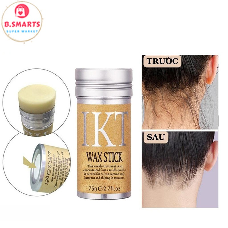 Sáp Vuốt Tóc IKT Wax Stick 75g Không Bết Dính, Sáp Tạo Kiểu Hoàn Hảo ...