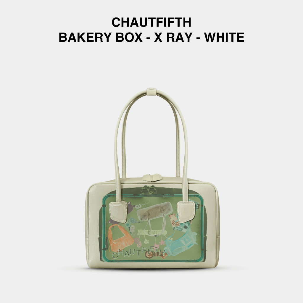Túi xách Bakery Box X-Ray màu Trắng kem - CHAUTFIFTH | Shopee Việt Nam