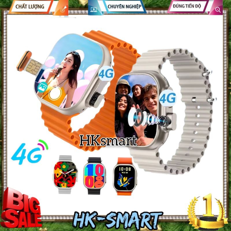 [ ViSmart ] Đồng hồ thông minh T83, Bản nâng cấp lắp sim 4G, Có Camera ...