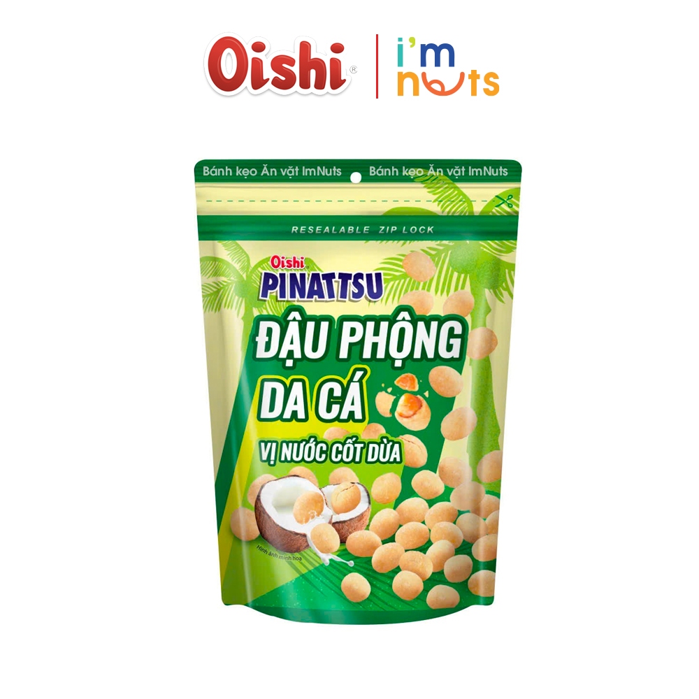 Combo 5 Gói Snack Nhân Đậu Phộng Pinattsu Oishi Đủ Vị Túi Zip | Shopee ...