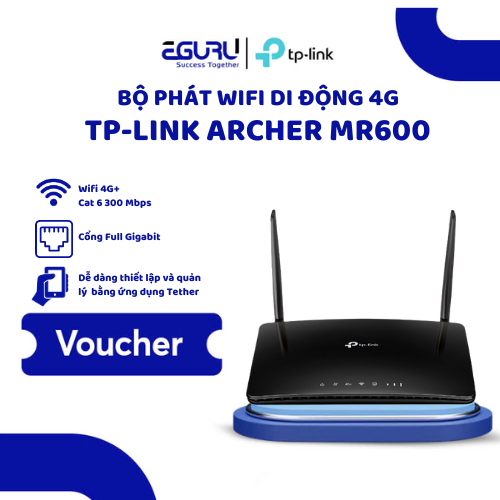 Bộ Phát Wifi Di Động 4G+ TP-Link Archer MR600 | Shopee Việt Nam