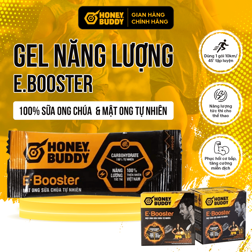 Gel năng lượng HONEY BUDDY E.Booster - Nạp năng lượng nhanh cho dân ...