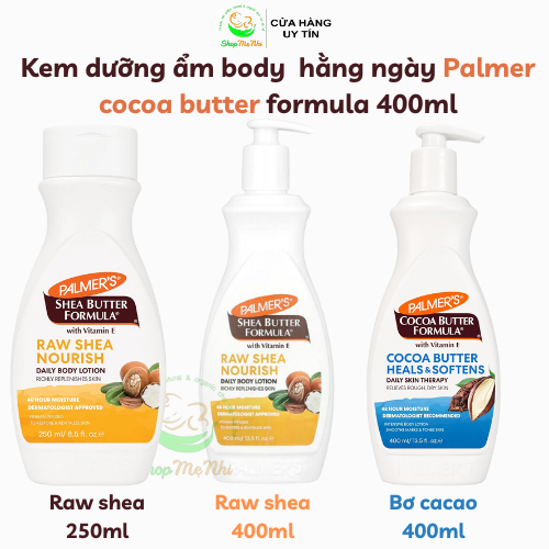 Kem dưỡng ẩm toàn thân body cho mọi loại da Palmer cocoa butter 400ml ...