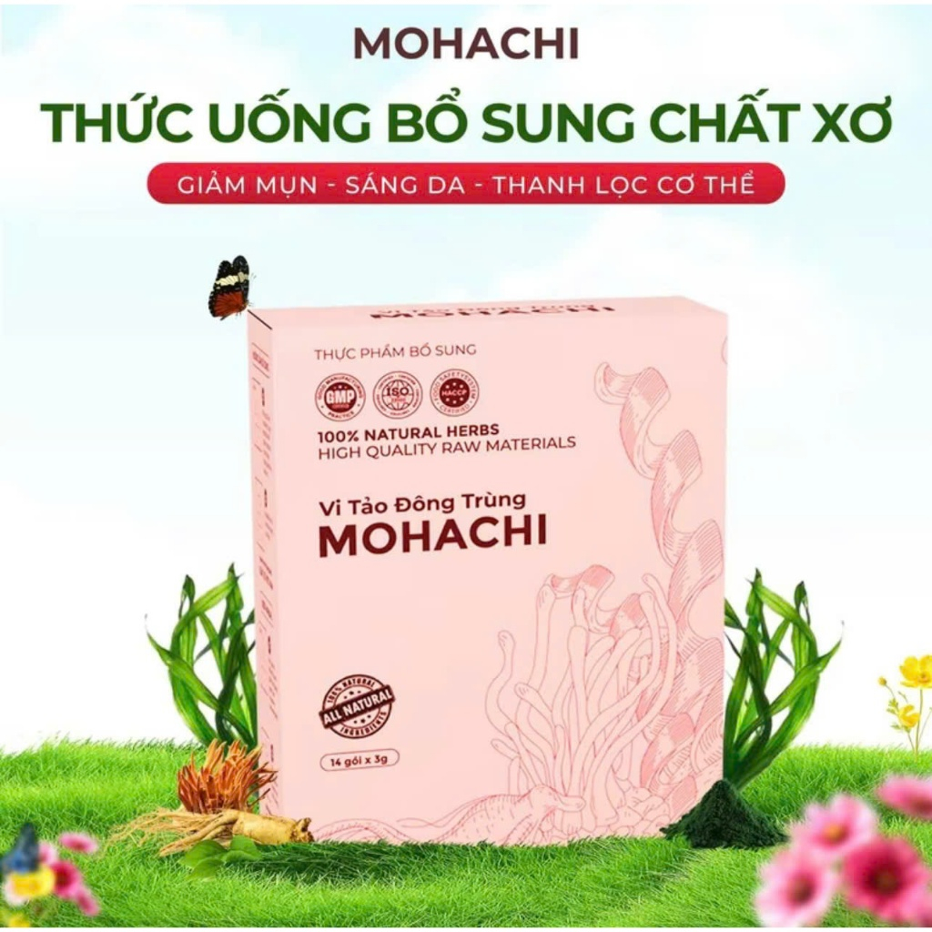 Vi tảo đông trùng Mohachi giảm mụn, sáng da, thanh lọc cơ thể | Shopee ...