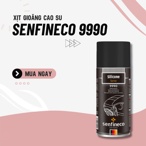 Xịt dưỡng gioăng cao su bôi trơn gioăng, chống kẹt cửa kính ô tô ...