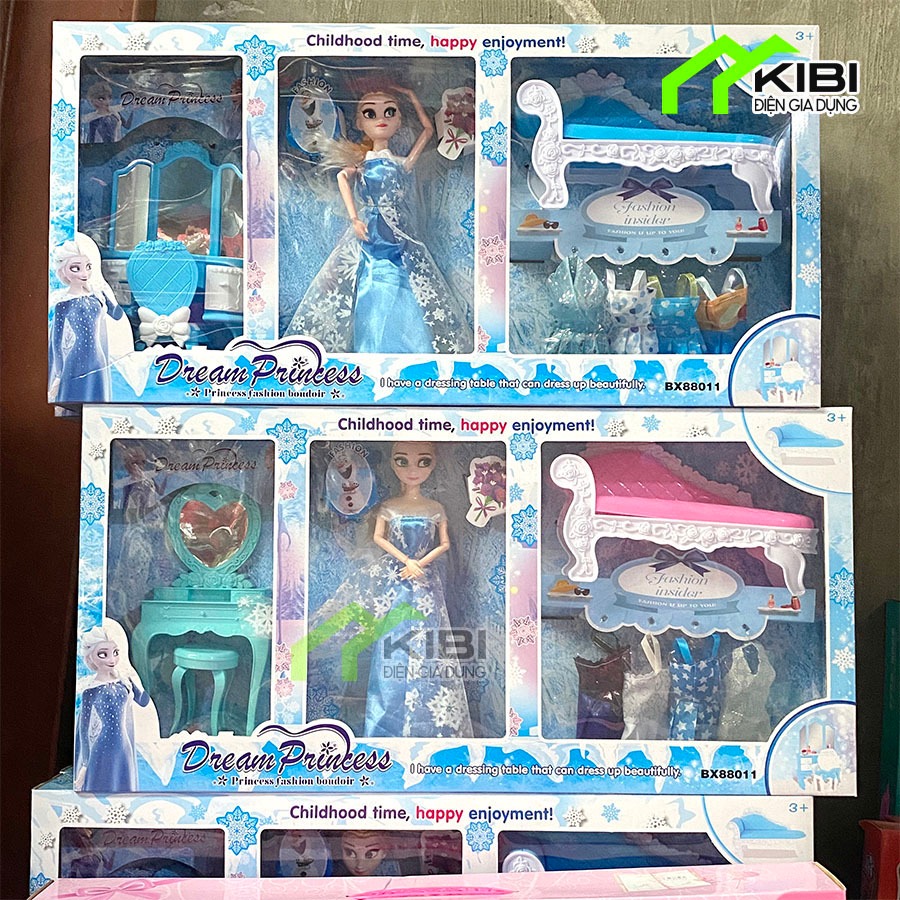 Búp bê lớn, búp bê elsa cho bé gái kèm phụ kiện đi cùng BX88011 ...
