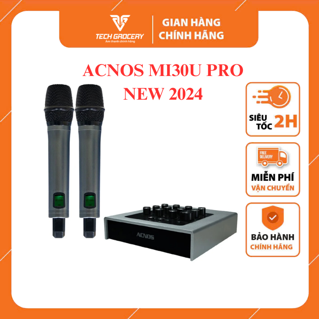 Micro tích hợp vang số Acnos Mi30S Mi30U PRO- Hàng chính hãng bảo hành 12 tháng | Shopee Việt Nam