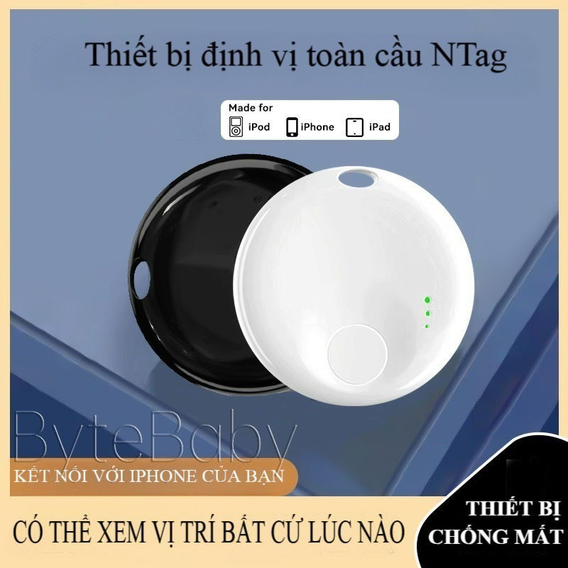[Chính Hãng] Định Vị GPS Thông Minh Mini Tag Dành Cho ios Tìm Ứng Dụng Của Tôi ntag Chống Mất ...