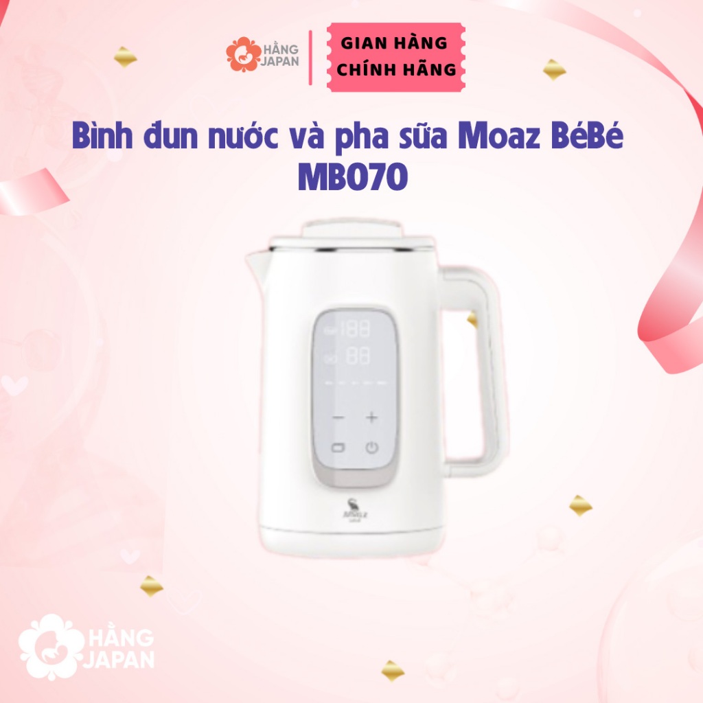 Bình đun nước và hâm nước pha sữa Moaz BéBé MB070 | Shopee Việt Nam