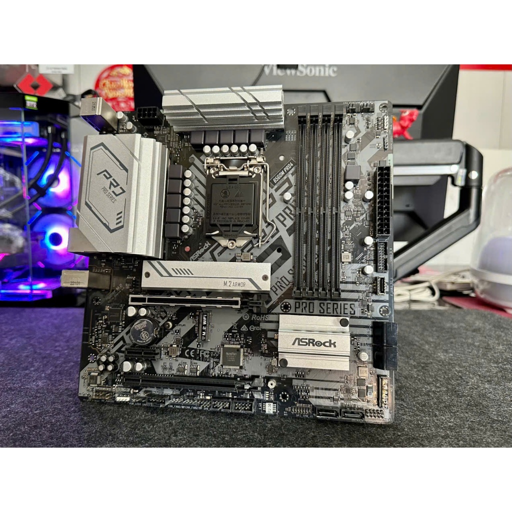 Mainboard ASROCK B560M PRO4 (Intel B560, Socket 1200, m-ATX, 4 khe Ram ...